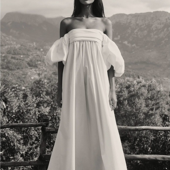Caroline Constas | Dresses | Caroline Constas Emilia Ruched Empire Maxi ...